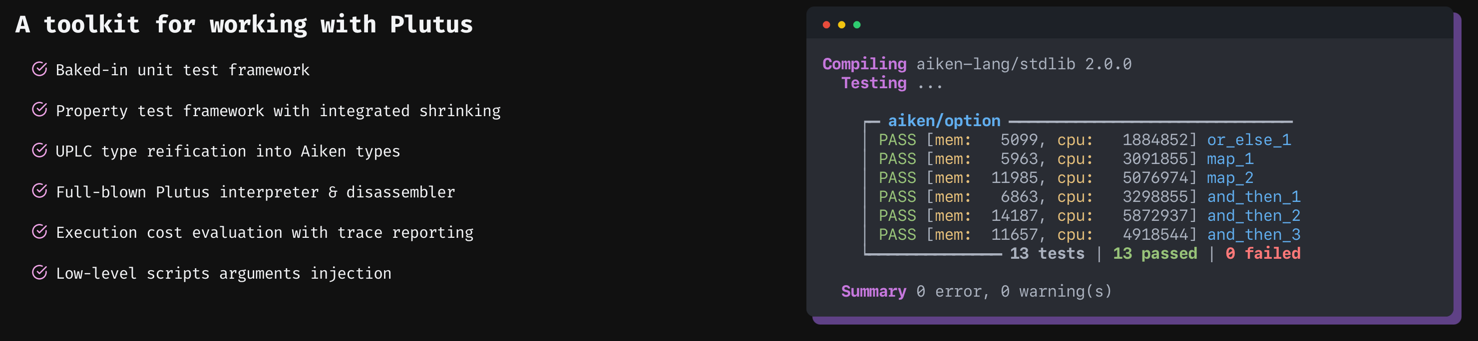 Aiken | Cardano Developer Portal